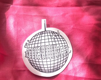 Mirrorball Sticker - Etsy