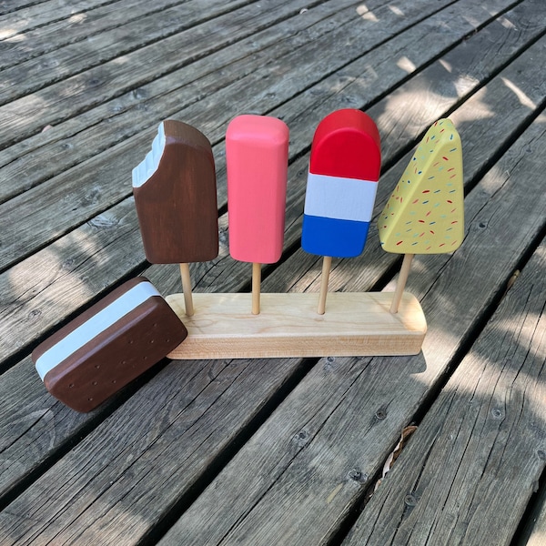 Wooden Popsicle - Etsy