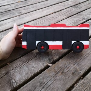 Toronto City Bus // Toy Bus // Toronto Bus // Wooden Toy // Wooden Bus ...