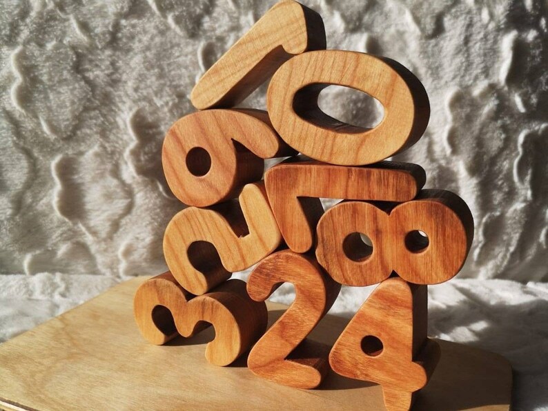 Number Puzzle / Wooden Number Puzzle / Wood Numbers / - Etsy Canada