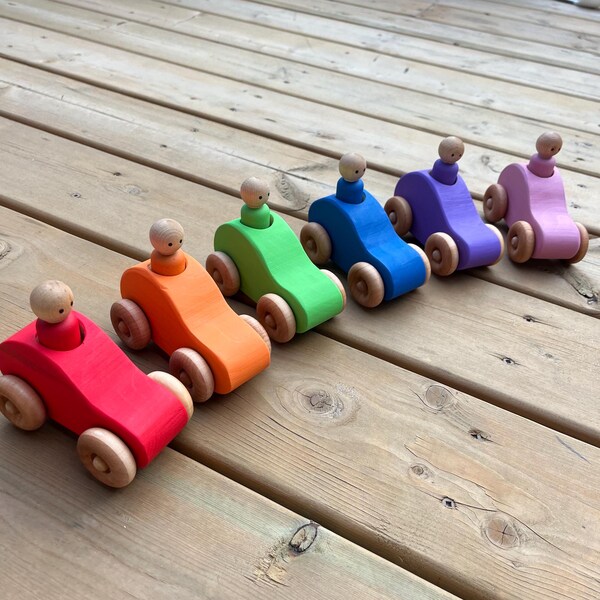 Peg People Car - Etsy