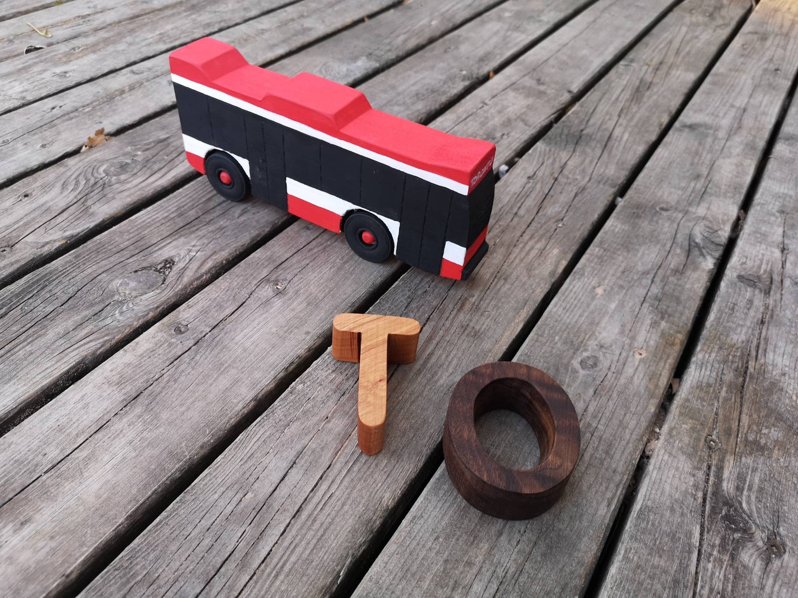 Toronto City Bus // Toy Bus // Toronto Bus // Wooden Toy // Wooden Bus ...