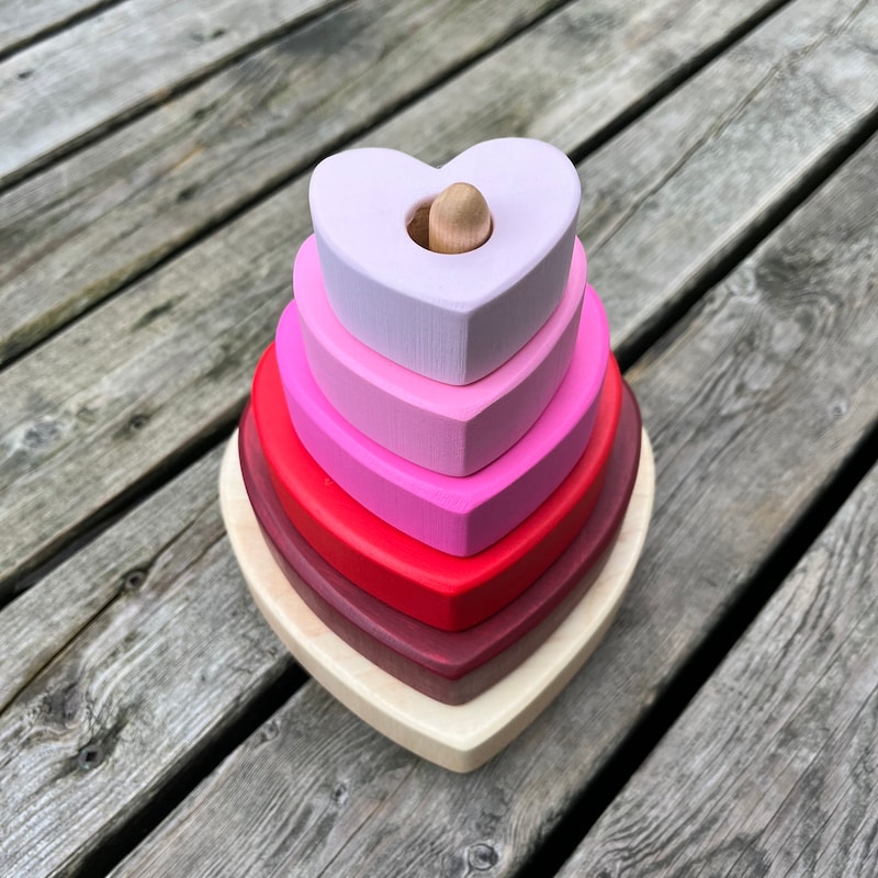 Wooden Ring Stacker - Etsy