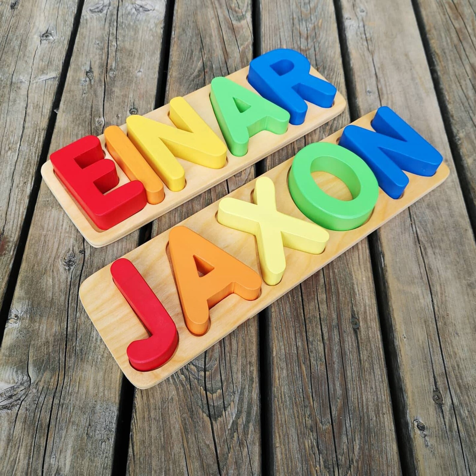 Painted Name Puzzle / Name Puzzle / Custom Personalized Puzzle | Etsy ...