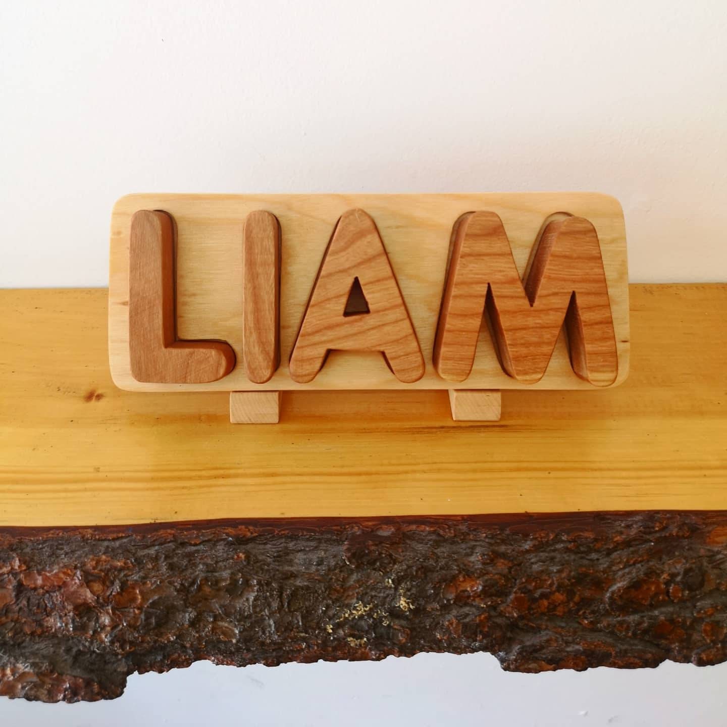Puzzle Stand / Name Puzzle Stand / Name Puzzle Display Stand / - Etsy