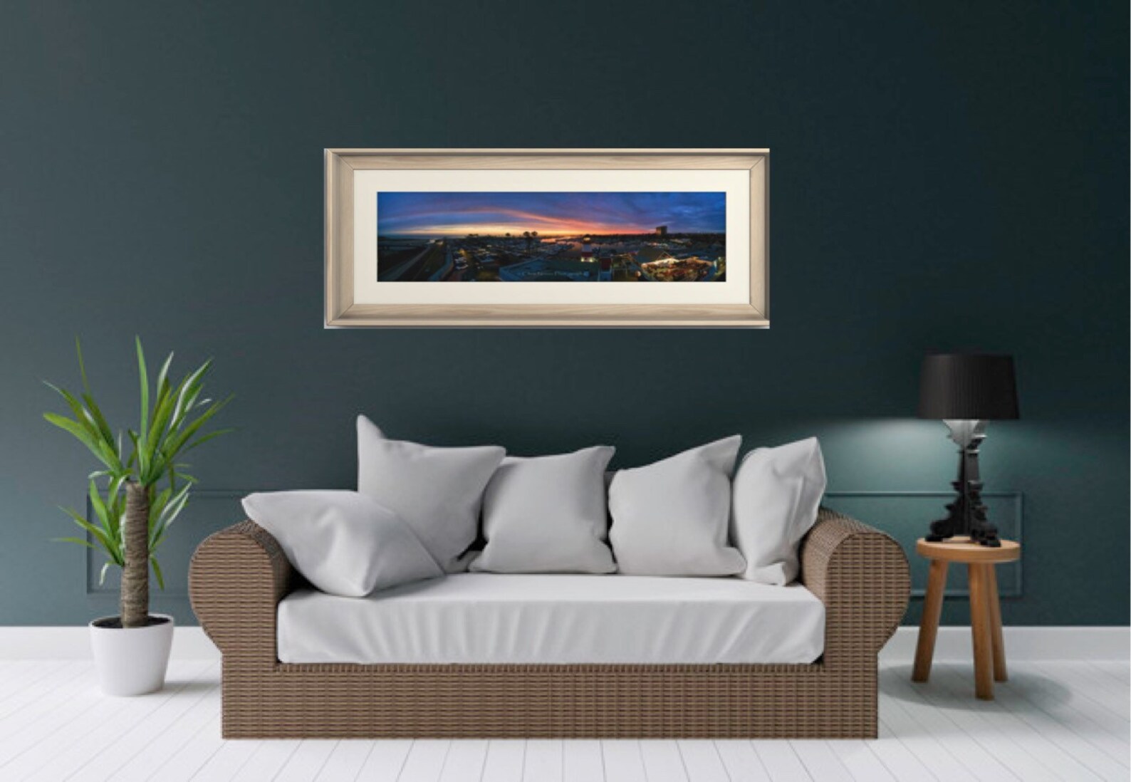 Southern California Sunset Panoramic Sunset in the City Downloadable ...