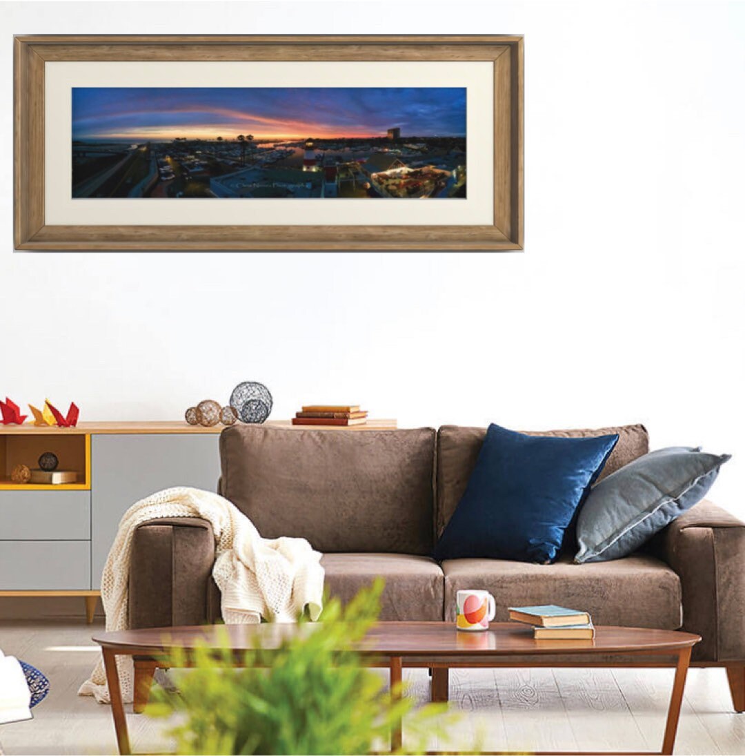 Southern California Sunset Panoramic Sunset in the City Downloadable ...