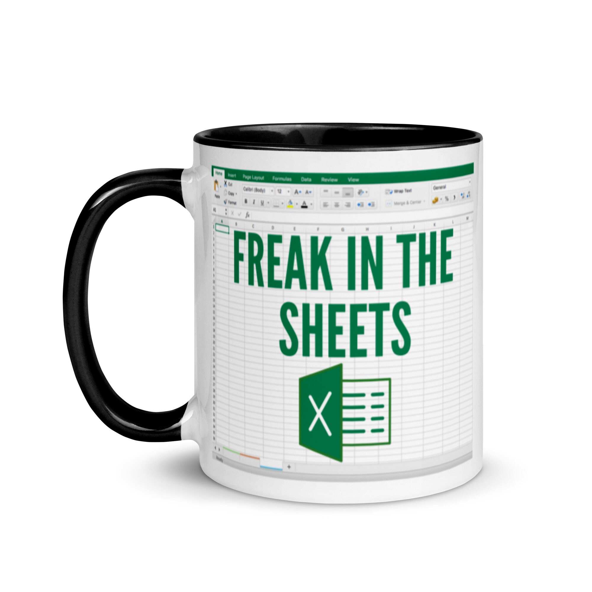 Freak in the Sheets Mug Spreadsheet Mug Funny Excel Mug - Etsy