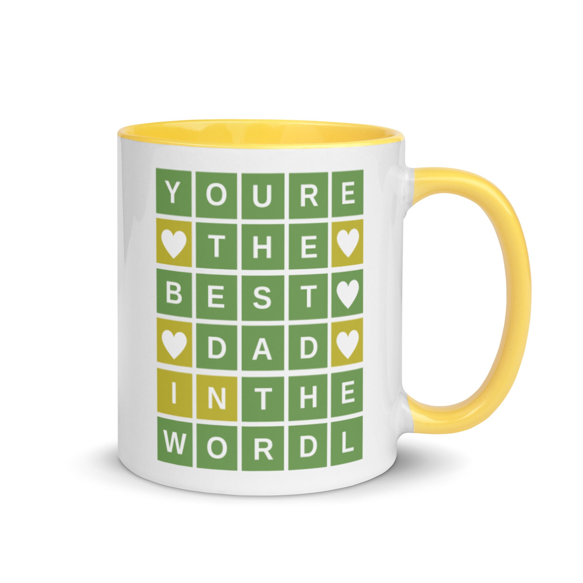 Youre the Best Dad Wordle Mug With Color Inside Dad Mug - Etsy