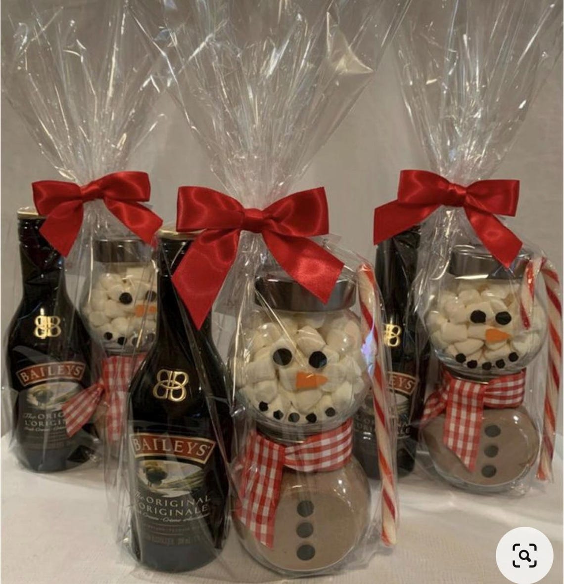 Bulk Employee Christmas Gift Snowman Hot Cocoa Stocking Stuffer Jar ...