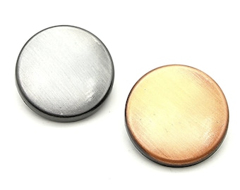 Silver Buttons - Etsy