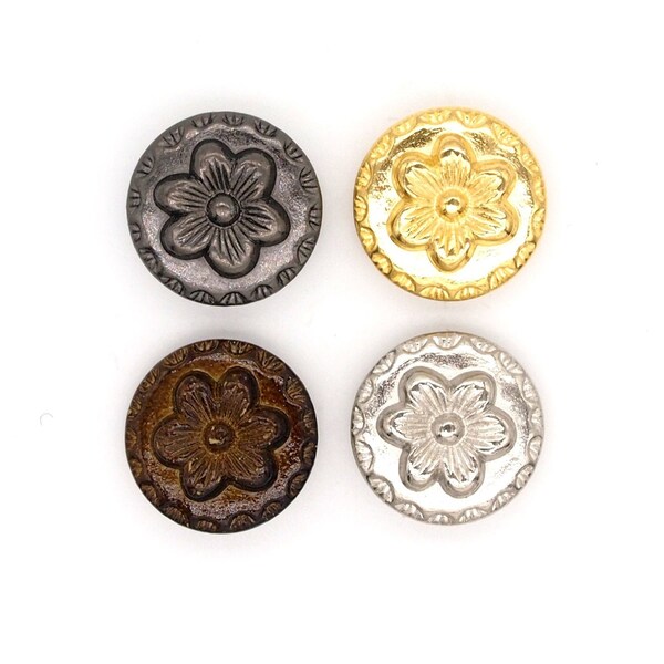 Embossed Button - Etsy