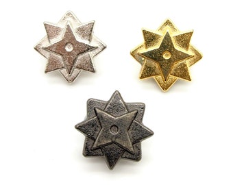 Gold Star Button | Etsy