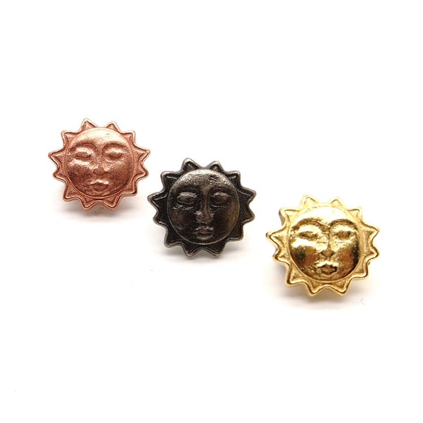 Sun Shaped Buttons - Etsy