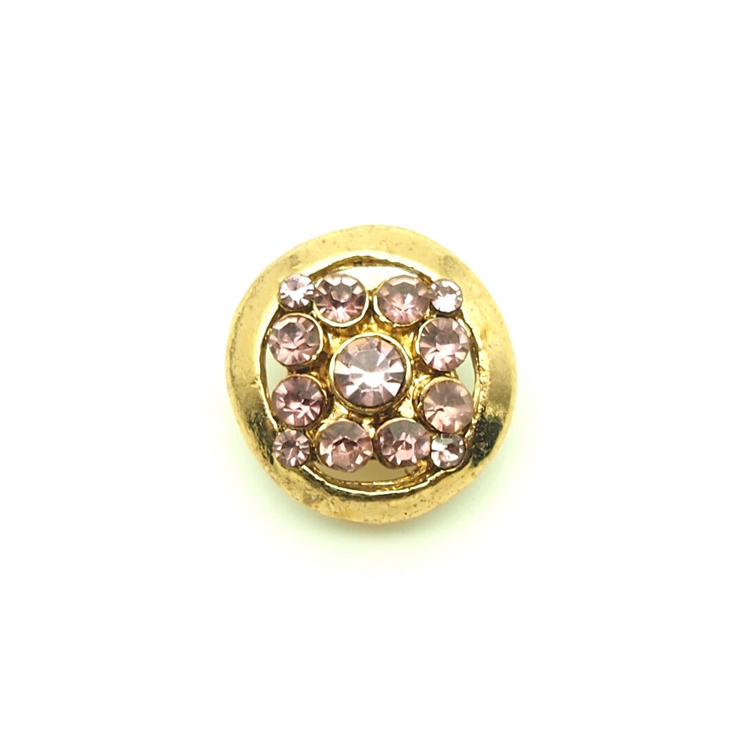 Vintage Gold Button (5pcs) - 16mm - Etsy