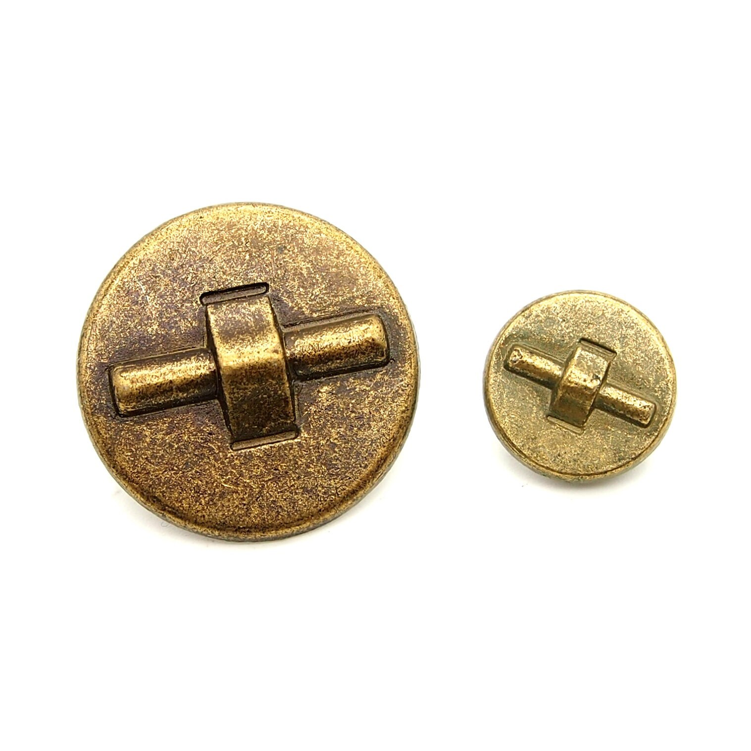 Botones vintage 10 piezas 12/20 mm Latón - Etsy España