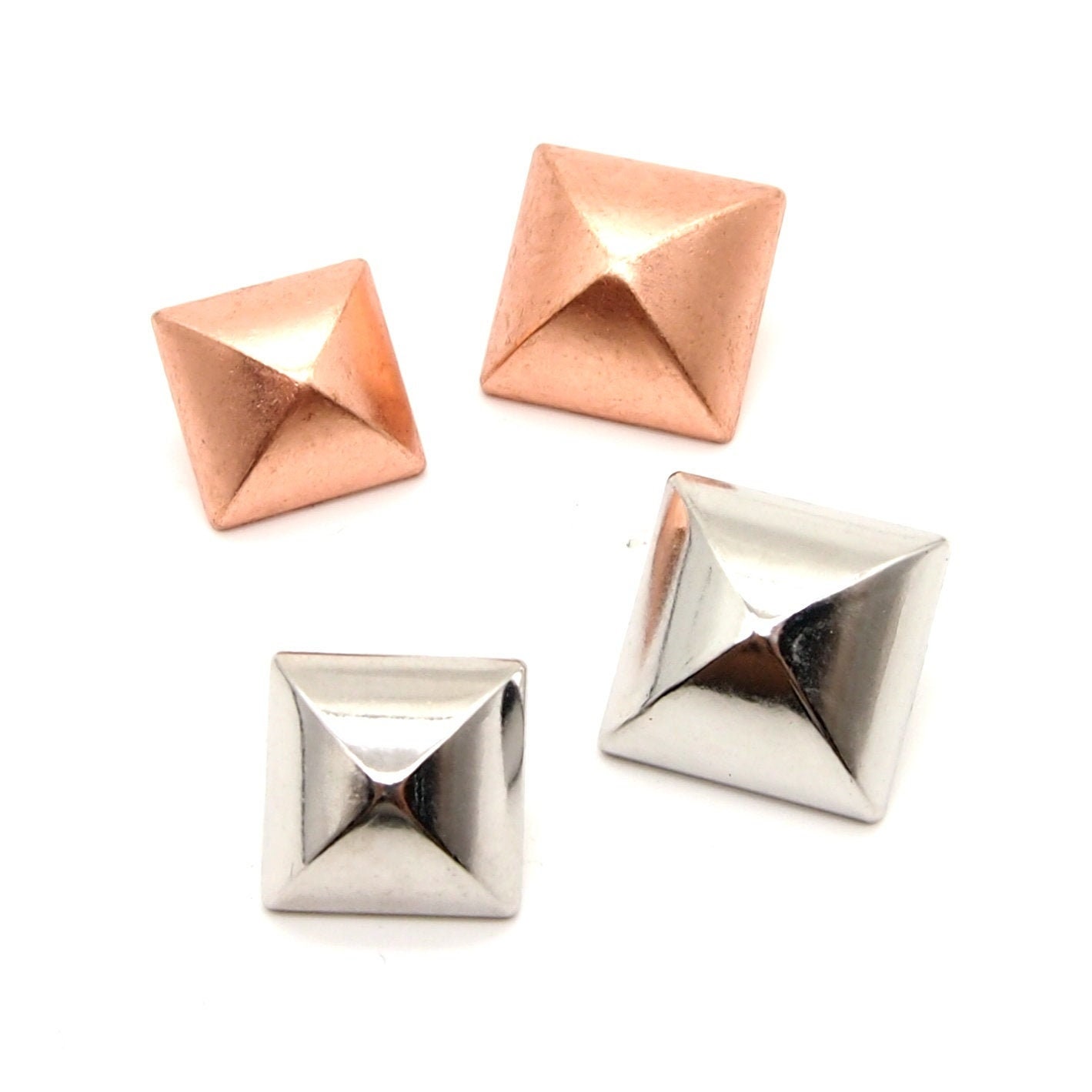 Studded Buttons 10pcs 12/15mm Rose Gold/silver - Etsy UK