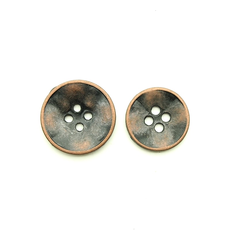 Copper Buttons - Etsy
