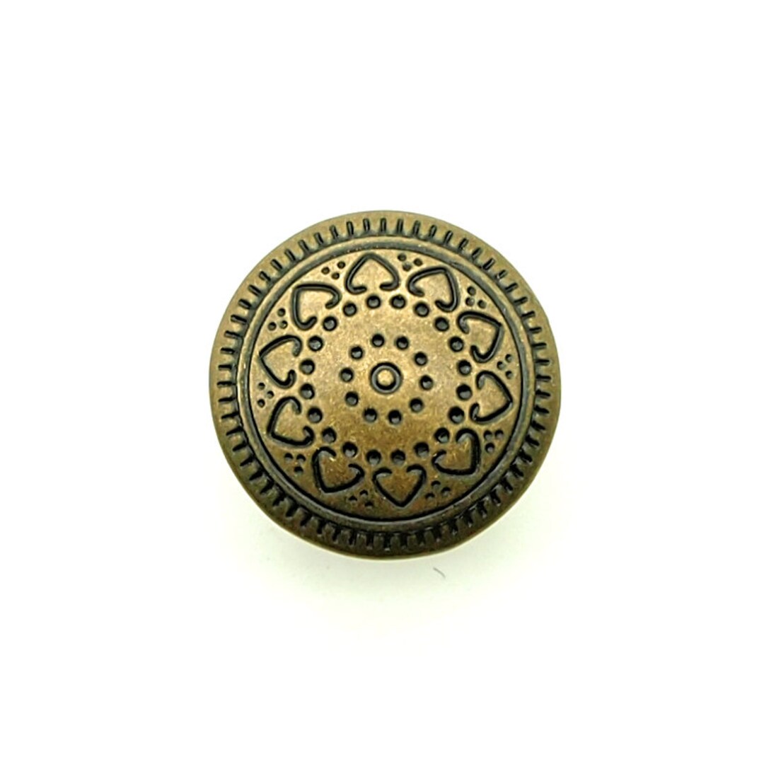 Mandela Jean Button (10pcs) - 18mm; Antique Brass - Etsy