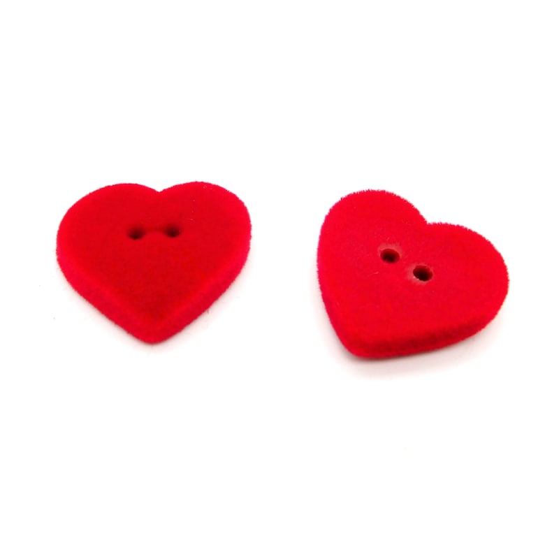Heart Shape Buttons - Etsy