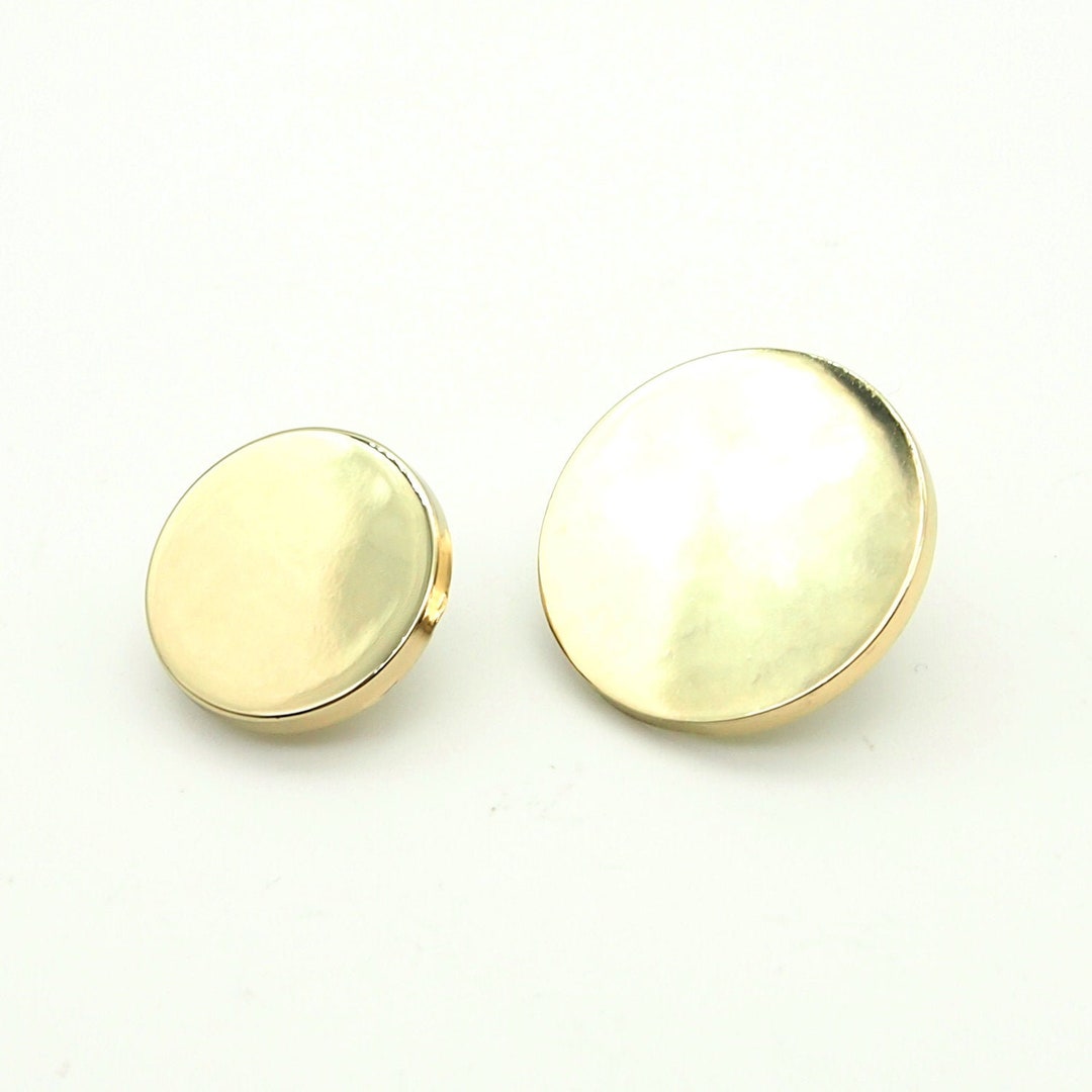 Shiny Gold Button (5pcs) - 18/23mm - Etsy