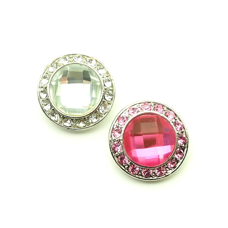 Hot Pink Button - Etsy
