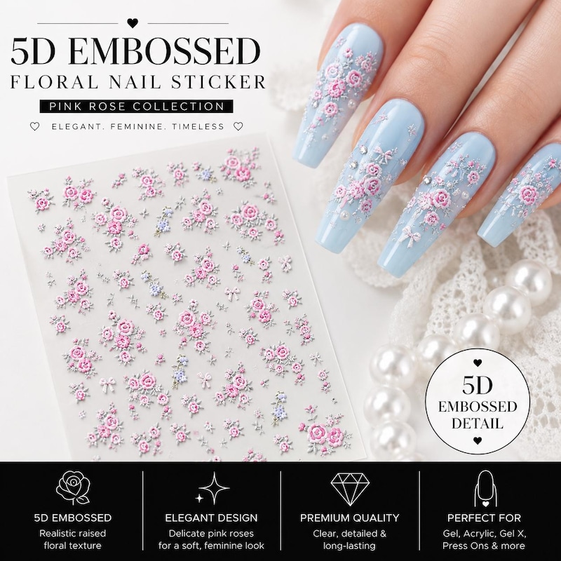 Coquette Nail Art - Etsy