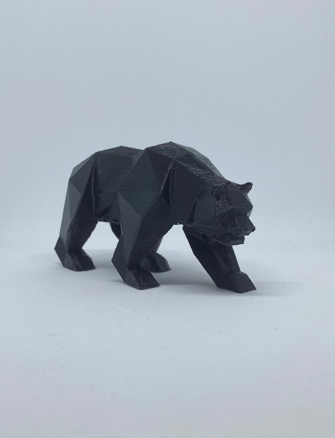 Low Poly Bear - Etsy