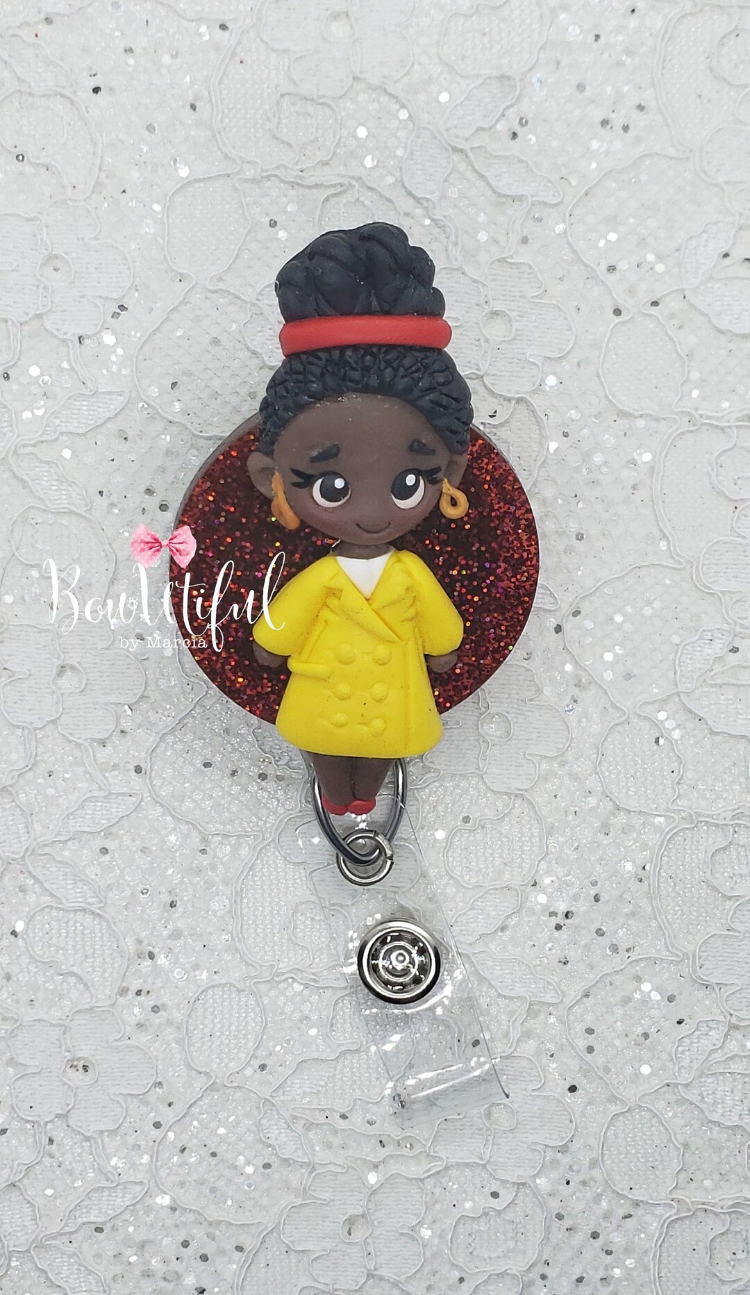 Amanda Gorman, Poet, ID Badge, ID Holder, Retractable Reel, Teacher ...