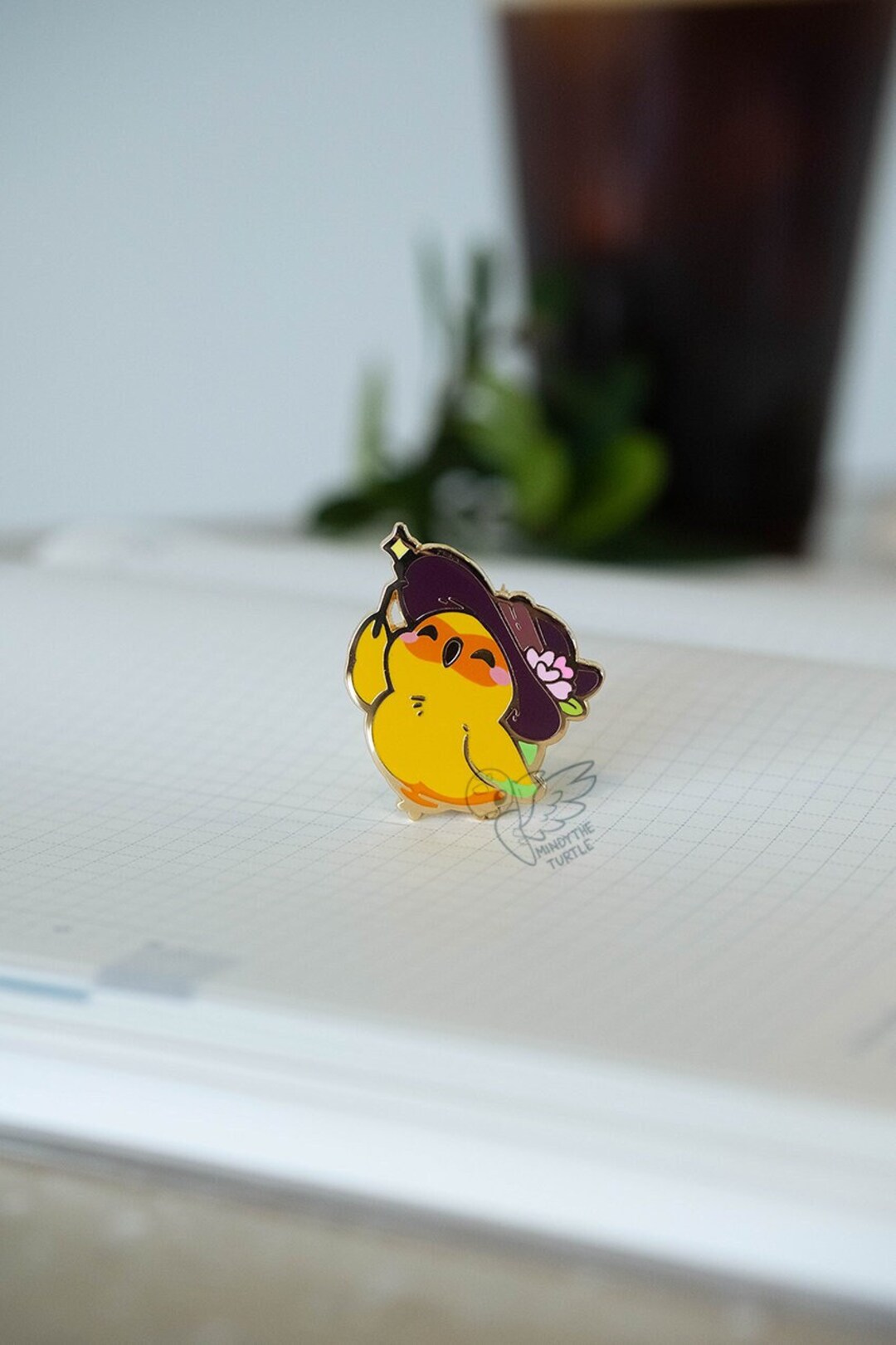 Conuring - Enamel Pin - Conure Wizard Assistant - Etsy