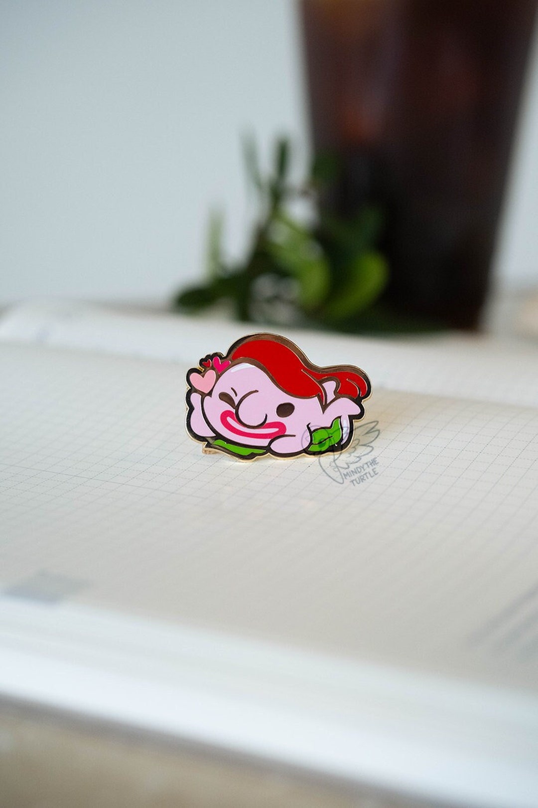 Merblob Enamel Pin Reverse Mermaid Blobfish - Etsy