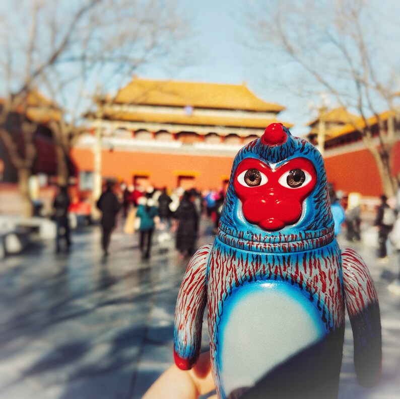 Monkey Magic SEALMON Art Toy, Designer Toy, Sofubi Toy, Soft Vinyl Toy ...