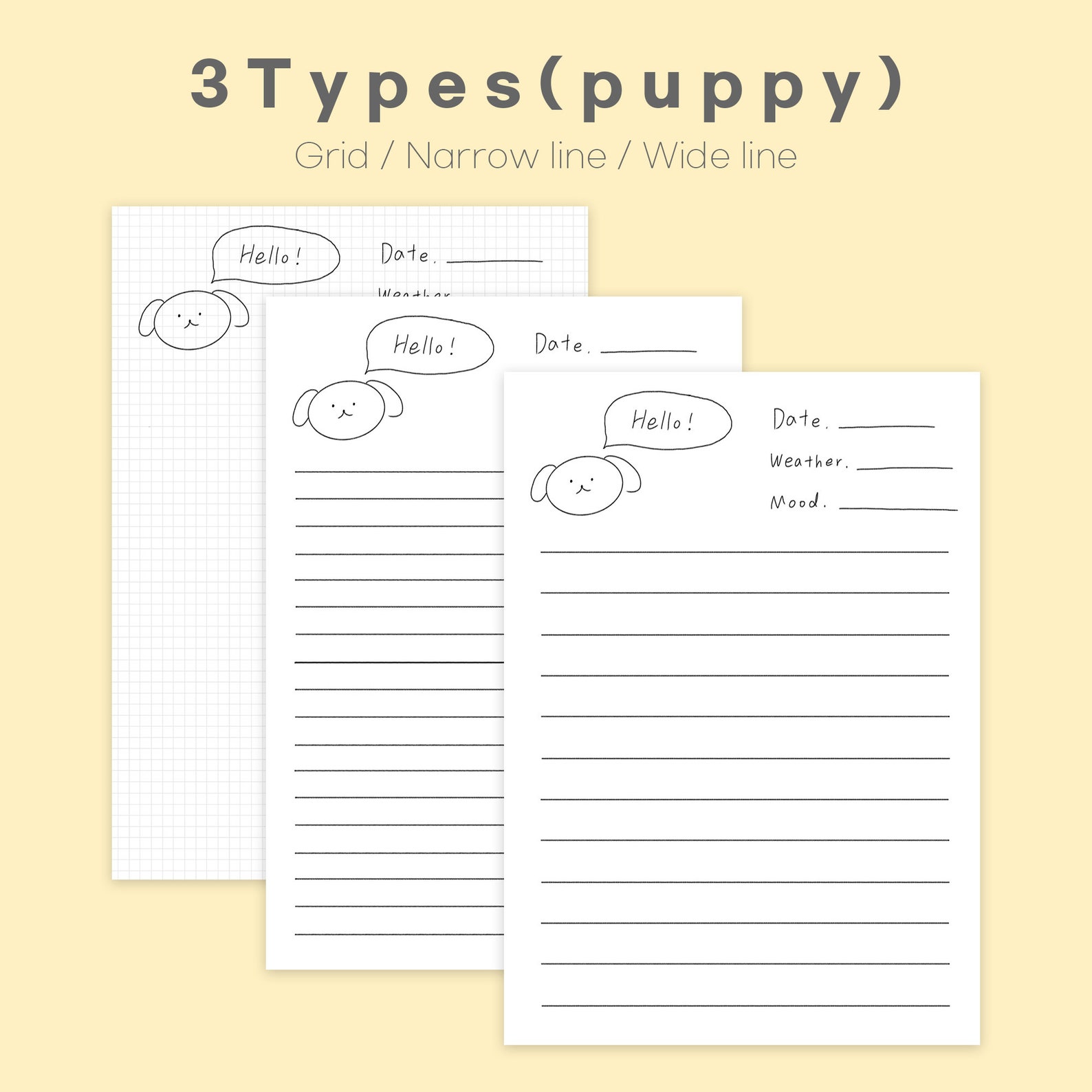 Digital Diary Goodnotes Templates for iPad - Etsy