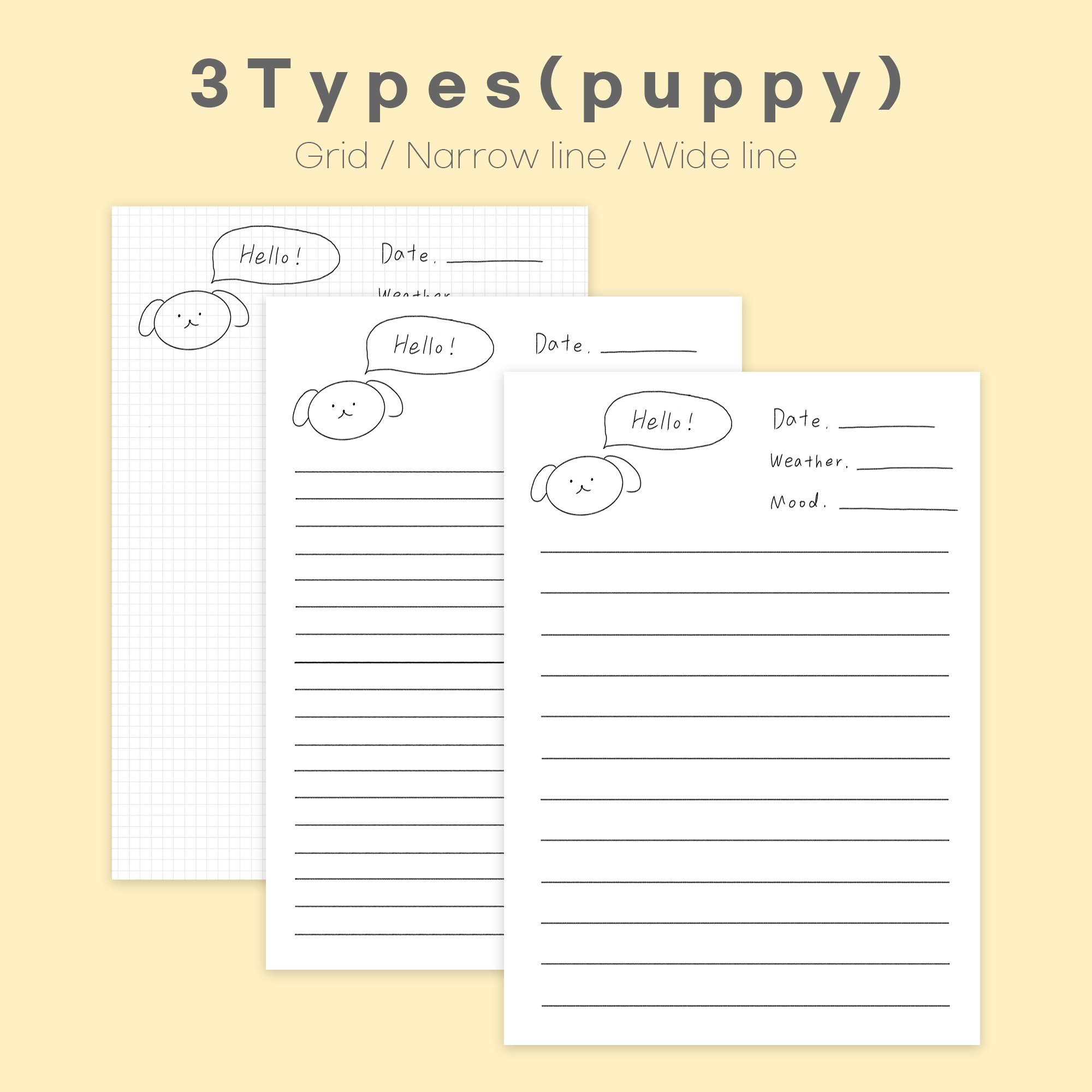 Digital Diary Goodnotes Templates for iPad - Etsy