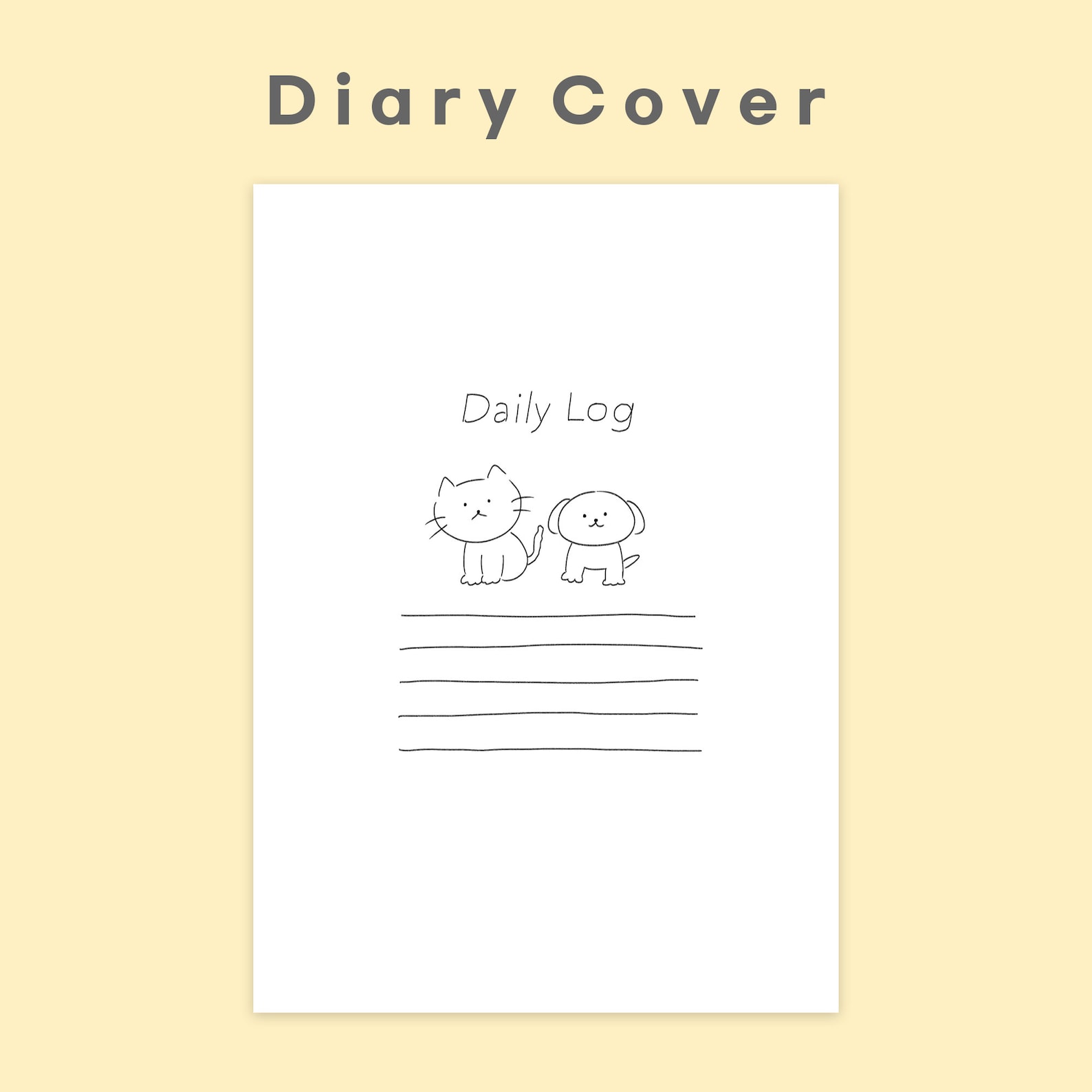 Digital Diary Goodnotes Templates for iPad - Etsy