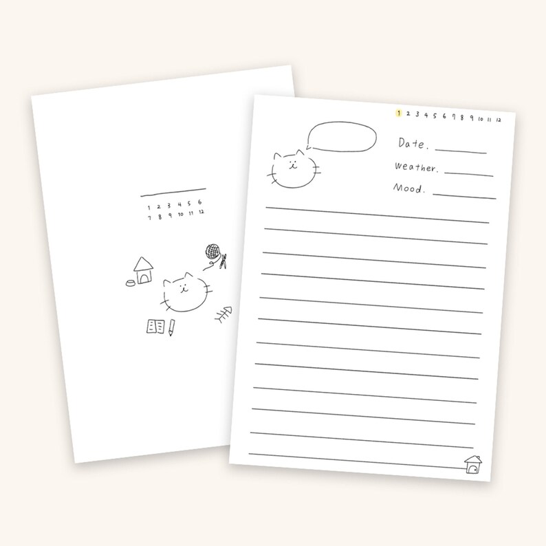 Ipad Goodnotes Digital Diary Templates - Etsy