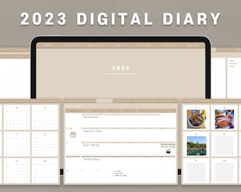 Digital Diary Goodnotes Templates for iPad - Etsy