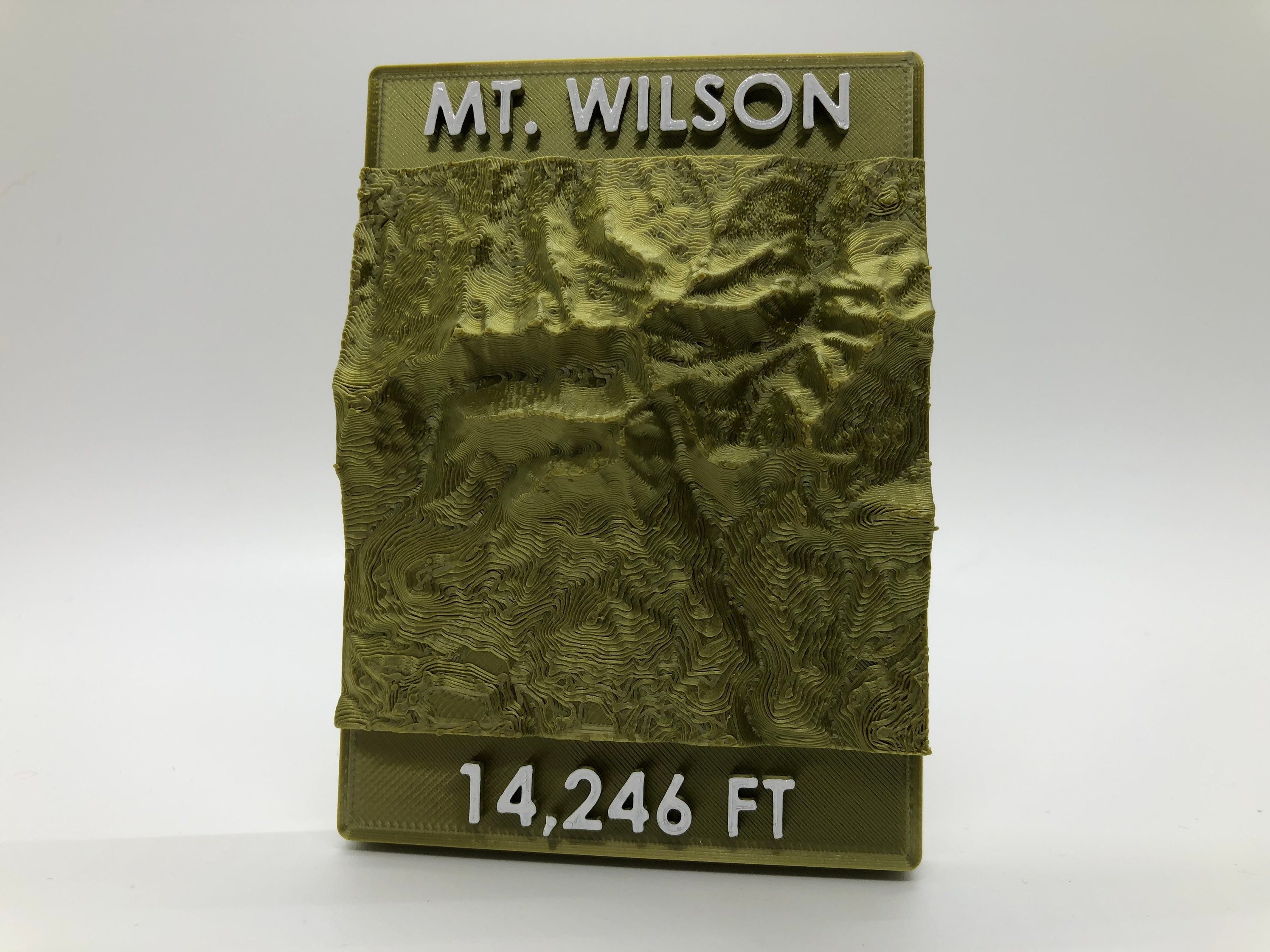 Mt. Wilson Colorado 14er 3D Topographic Magnet | Etsy