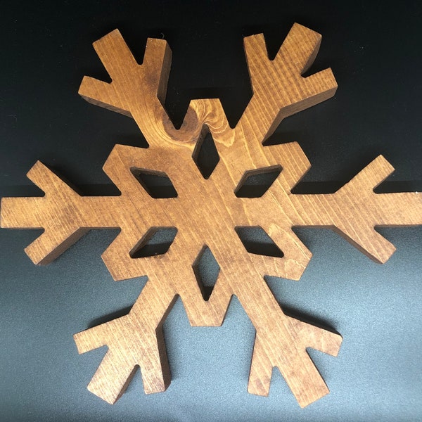 Wooden Snowflake - Etsy