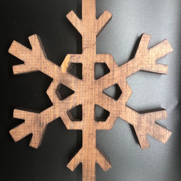 Wooden Snowflake - Etsy