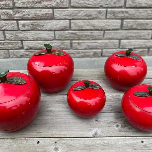Apple Canisters - Etsy