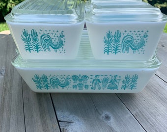 Pyrex Farm Scene - Etsy