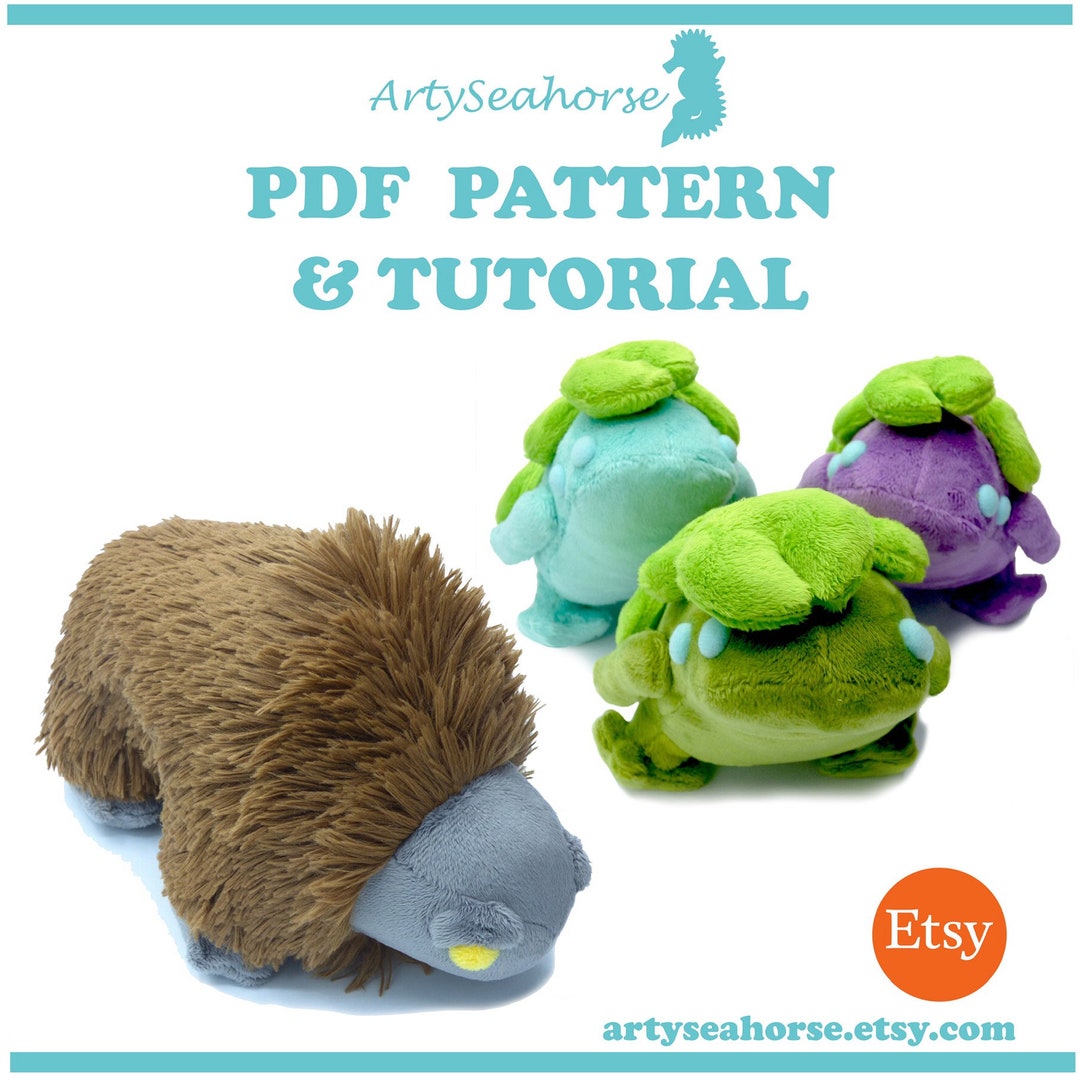 Valheim Inspired Lox & Neck Plush PDF Pattern - Etsy