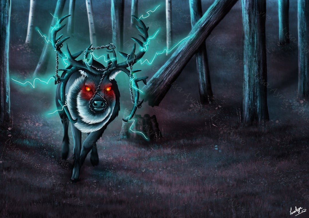 Eikthyr Valheim Boss Art Print: Fan Art - Etsy Canada