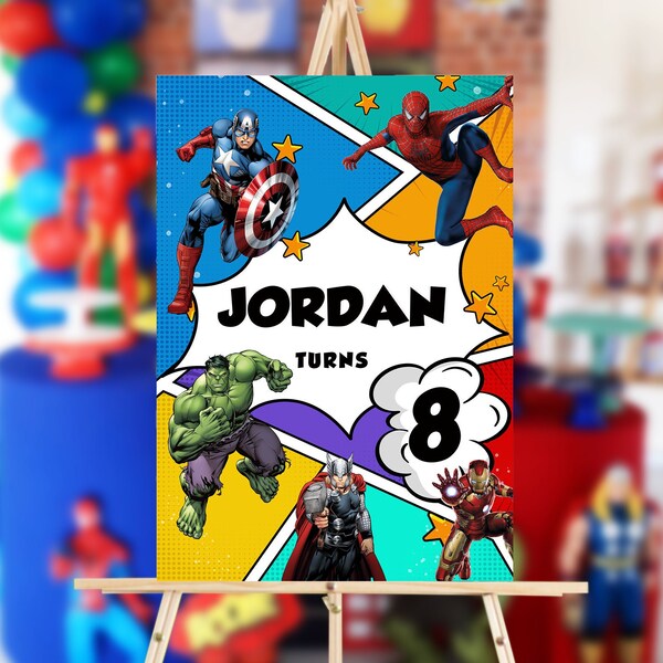 Superhero Welcome - Etsy