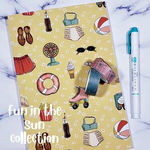 Fun in the Sun Mini Journaling Bundle Journal Mildliner - Etsy