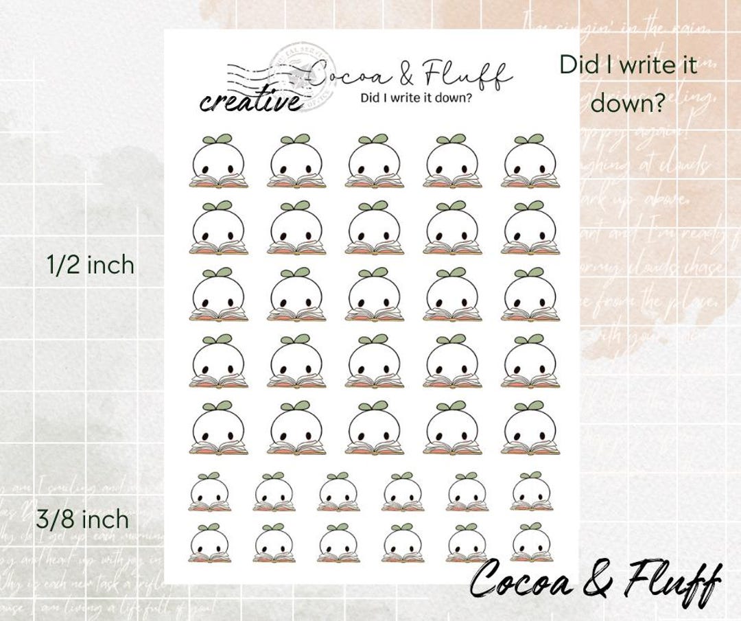 Did I Write It Down Planner Icons, Hand Drawn Stickers, Leafy Planner ...