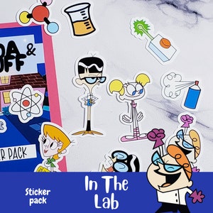 In the Lab Sticker Pack / Cartoon Doodle Stickers / Fandom Planner ...