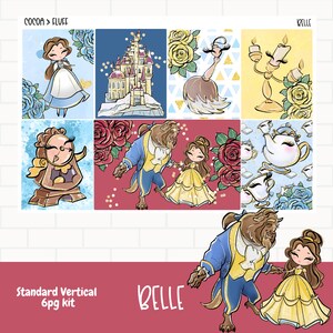 Belle Weekly Sticker Kit / Beast Planner Stickers/ Magical Planner ...