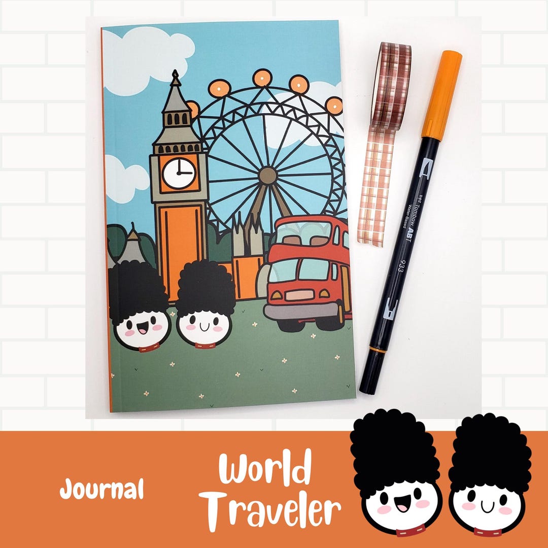World Traveler Journal, Notebook, Memory Keeping, Travel Journal ...